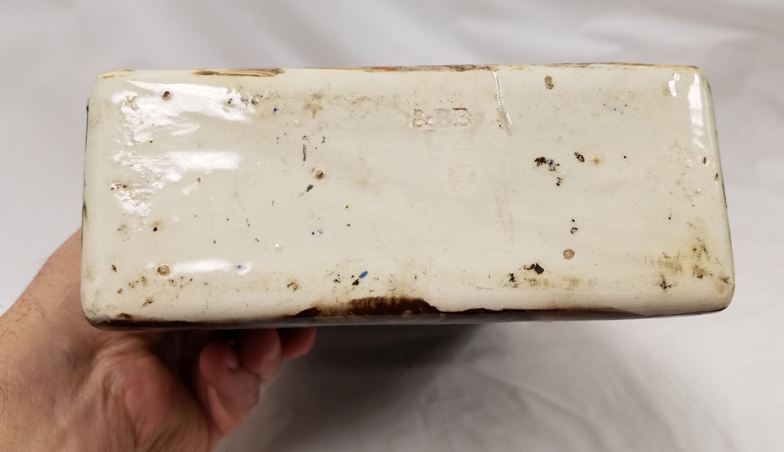 Antique ODELL & BOOTH BROTHERS American Art Pottery Barbotine Glaze ...