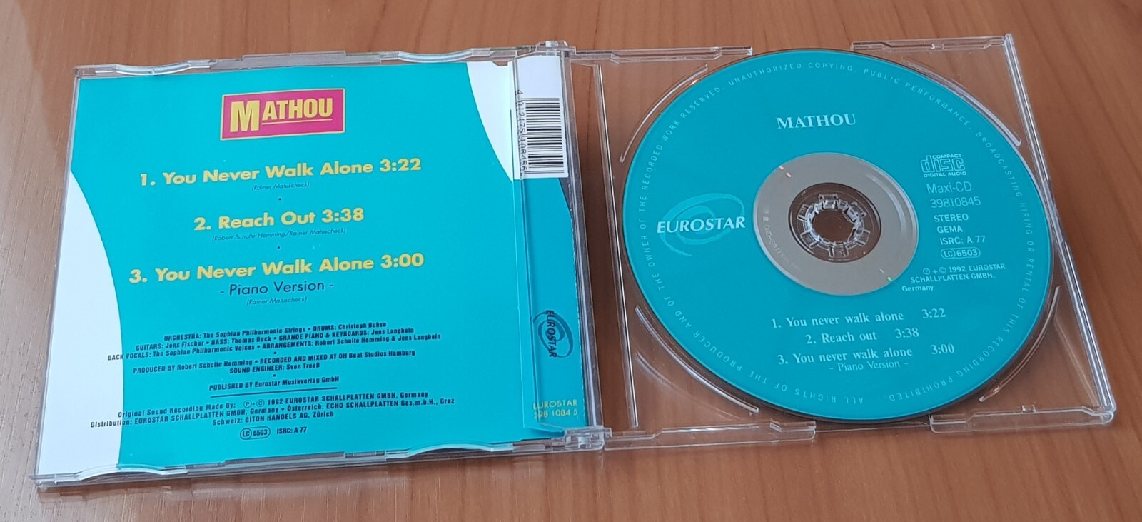 CD|Maxi-Single|Mathou|You Never Walk Alone⚡BLITZVERSAND⚡ | eBay.de