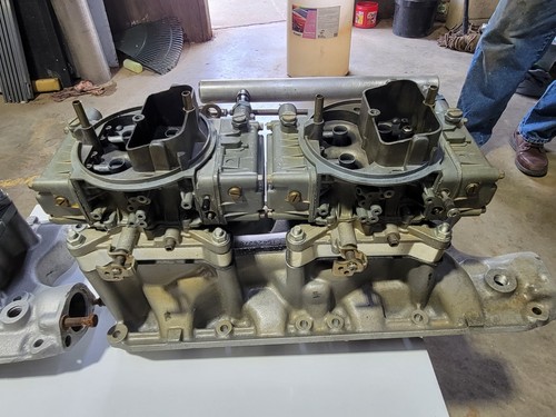 (C60A 9424 A) 289 Ford 2x4 Intake For Holly Carburators | eBay