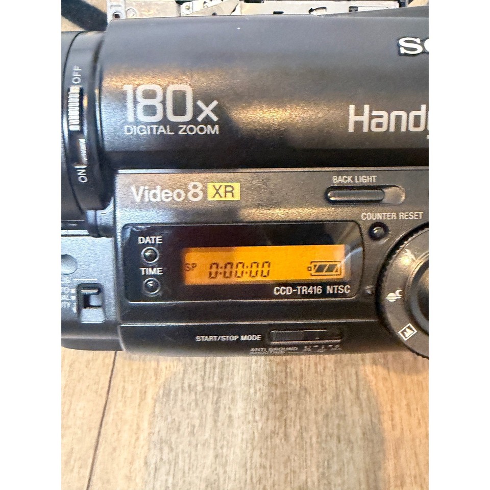 Sony Handycam Video 8 XR CCD TR416 Camcorder 180x Digital Zoom ...