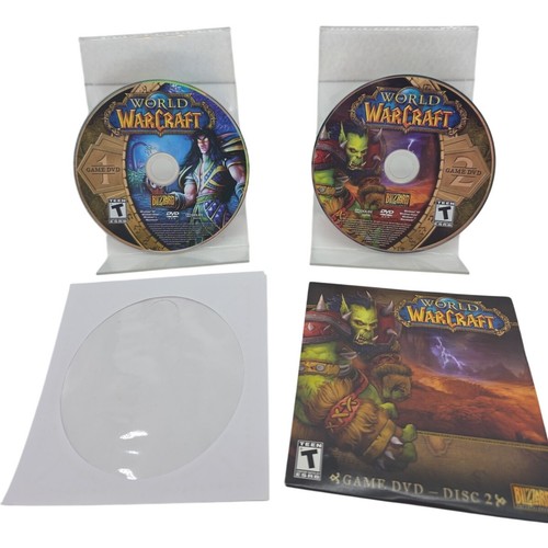 World Of Warcraft PC DVD Game Blizzard 2009 2 Discs Set | eBay