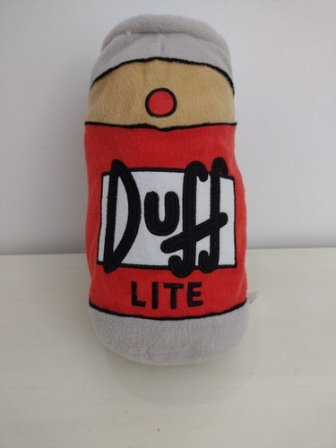 The Simpsons Universal Studios Exclusive 10" Inch Duff Beer Can Pillow ...