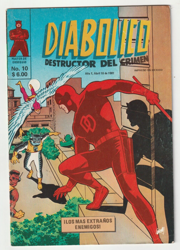 Daredevil #10 Mexican Foreign Diabolico #10 Novedades Mexico 1981 | eBay