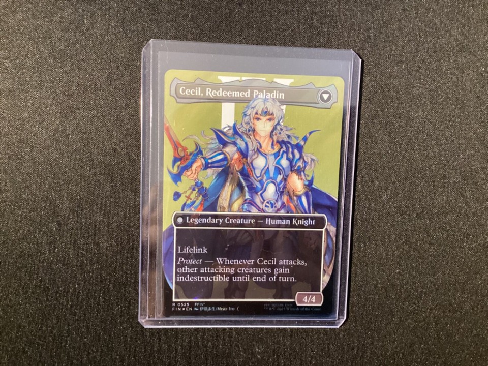 Cecil, Dark Knight (Borderless Surge Foil) NM Universes Beyond: FINAL ...