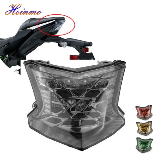 Integrated LED Tail Light Brake Turn Signal For Kawasaki Z900 Z650 2017 ...