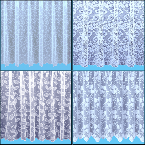 Floral Pattern Net Curtains - Free Postage - Sold By The Metre | eBay UK