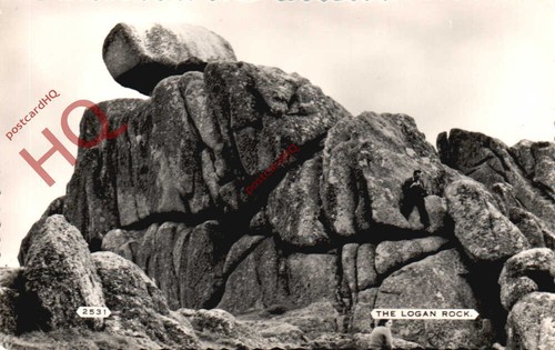 Picture Postcard_ The Logan Rock [Dearden & Wade] | eBay