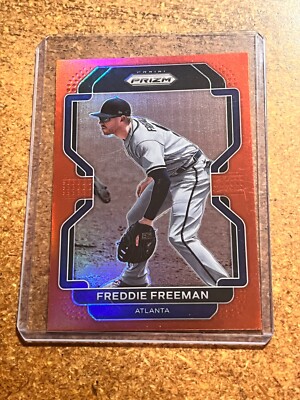 2022 Panini Prizm Baseball Red Prizm # 29 Freddie Freeman | eBay