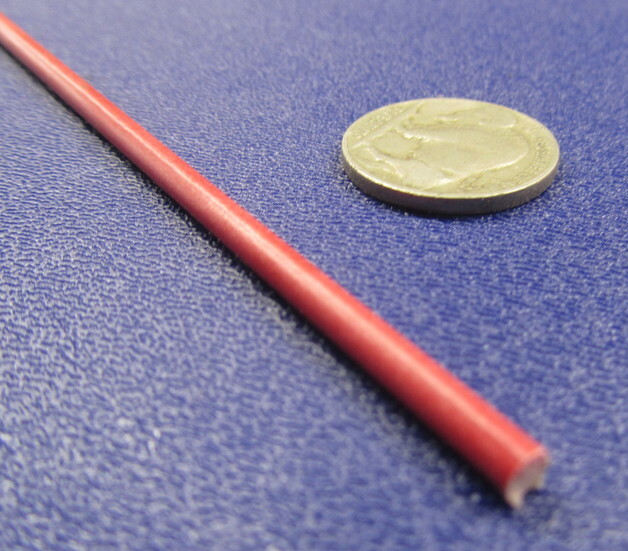Fiberglass GPO3 Red Round Rods .125" (1/8") Diameter x 36 Inch Length ...