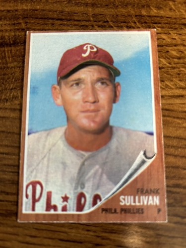 1962 TOPPS BASEBALL 352 FRANK SULLIVAN PHILLIES EX++ | eBay