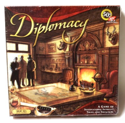 Diplomacy Board Game by Avalon Hill 50th Anniversary Edition Sealed | eBay