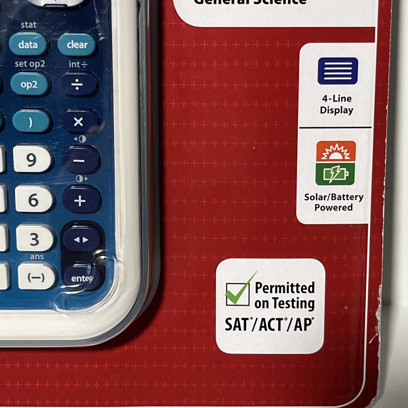 Texas Instruments TI-34 MultiView Scientific Calculator - Blue/White ...
