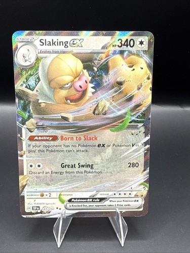 SLAKING EX 147/191 SURGING SPARKS POKEMON (DOUBLE RARE, NM) | eBay