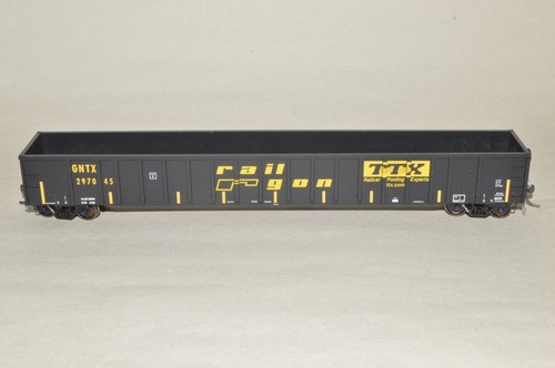 HO scale ExactRail TTX Trailer Train Railgon GNTX 67' modern mill ...