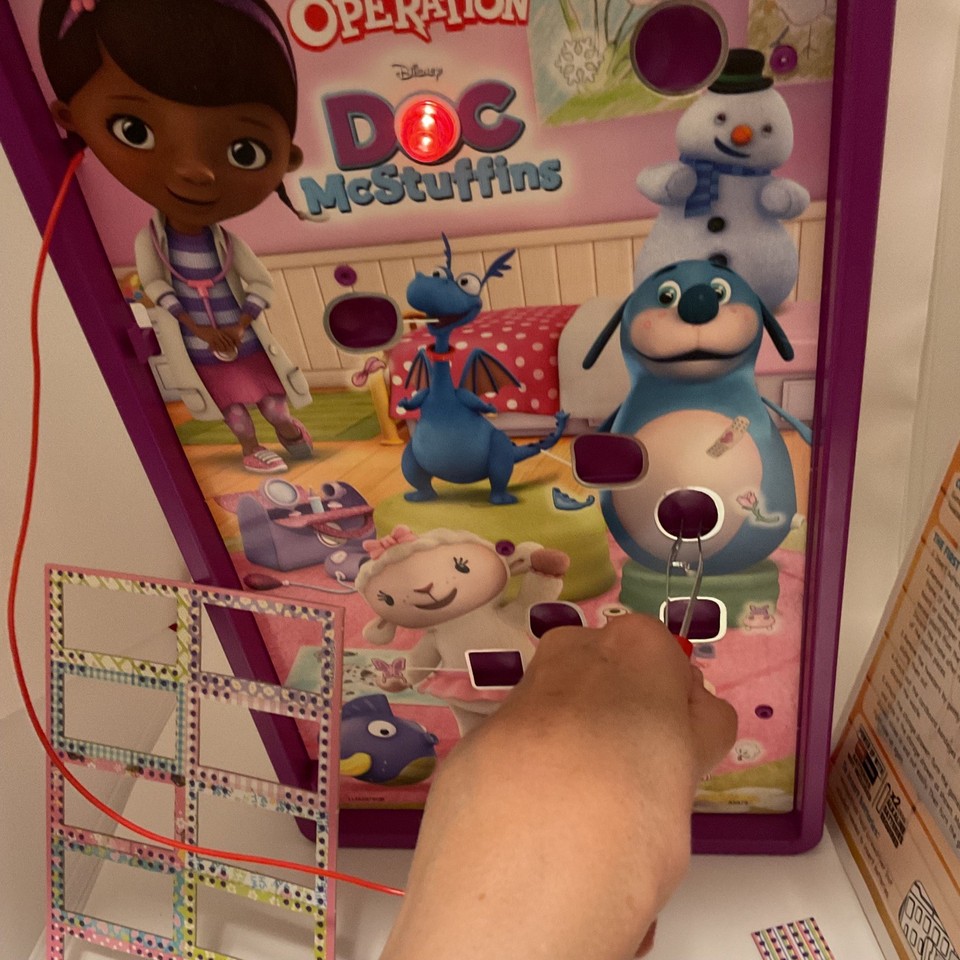 Doc McStuffins Operation Board Game Hasbro Disney Junior Vet Doctor ...