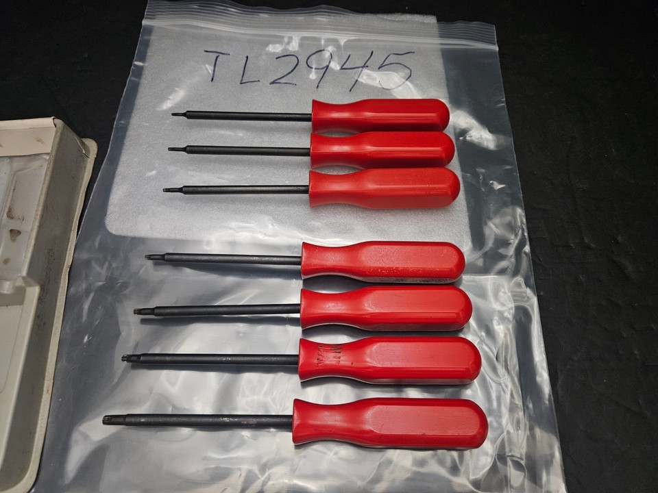 MAC TOOLS #SST7PT 7 PC TORX SCREWDRIVER SET W/HOLDER (TL2945) | eBay