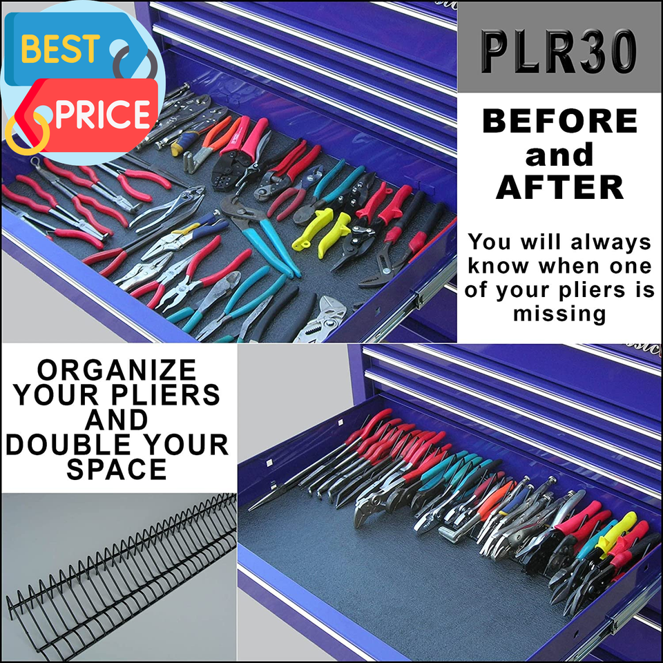Pliers Rack & Organizer for Tool Drawer Storage New | eBay