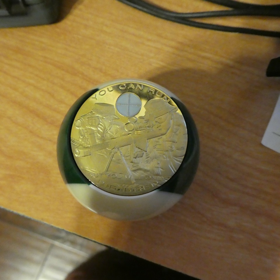 Sniper Challenge Coin You Can Run Knob Dillon Hornady RCBS Reloading ...