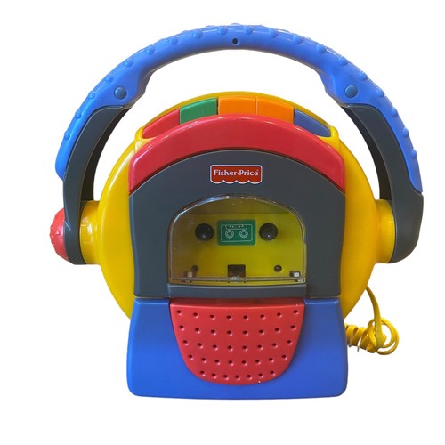 Vintage Fisher Price Tuff Stuff 1999 Cassette Tape Player Recorder w ...