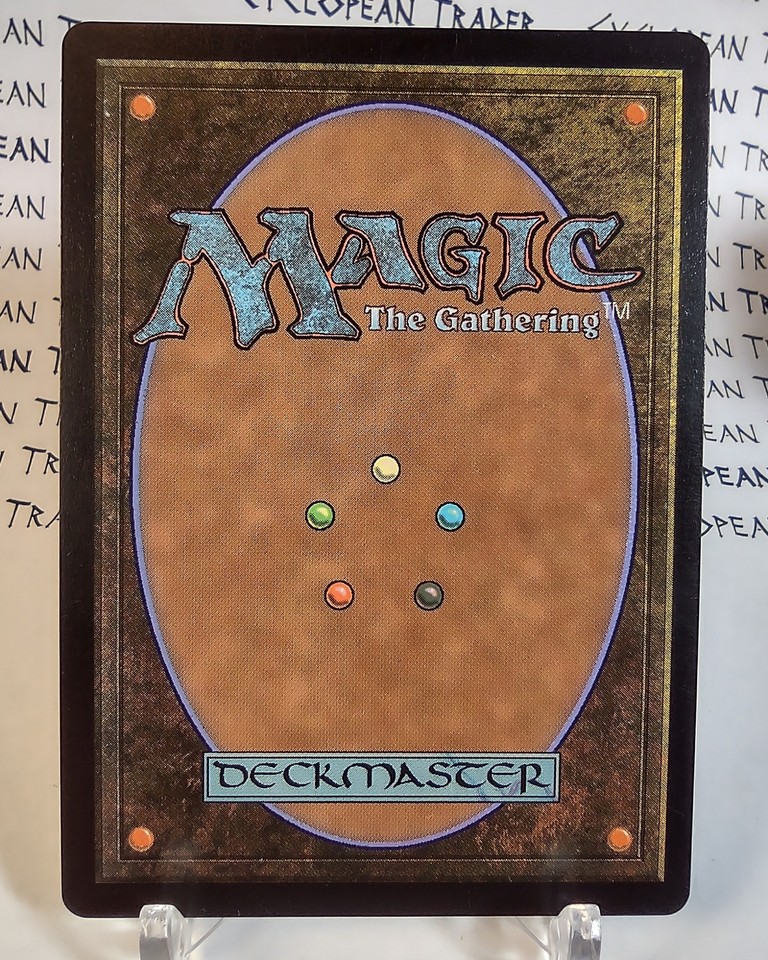 LIGHTNING BOLT (#6) mtg OFFCENTER Misprint Commander Baldurs Gate ...