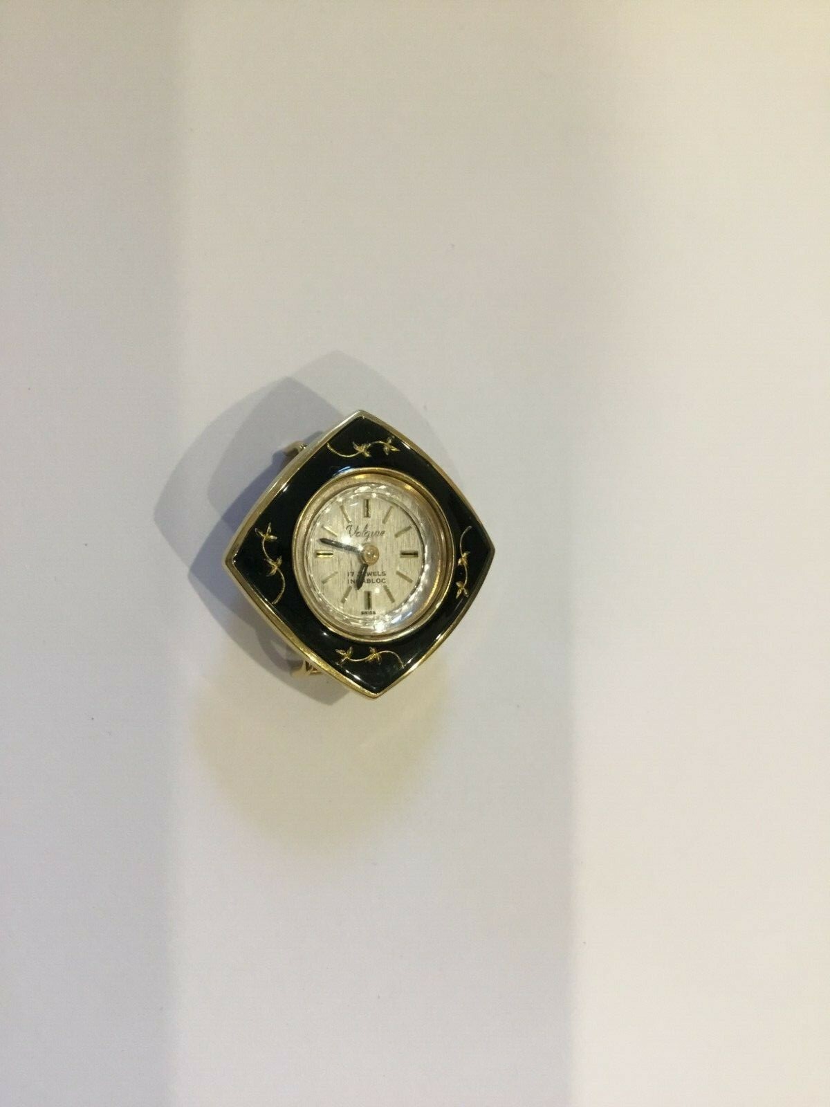 Valgine ladies pendant enamel manual watch | eBay Australia