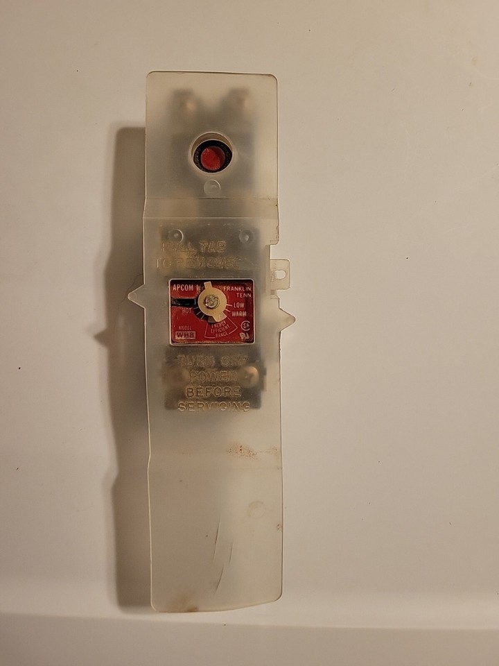 Apcom WH8 Water Heater Thermostat NOS? Mod No. WL-4 | eBay