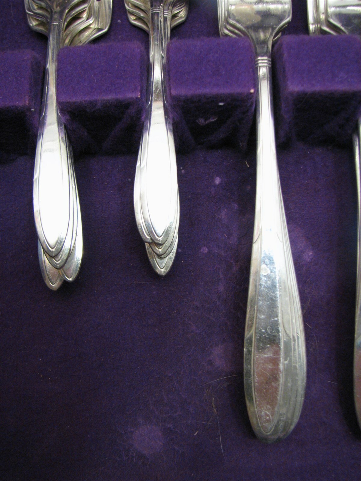Set Nobility Silver Plate Silverplate Reverie Flatware 65 pcs Service ...