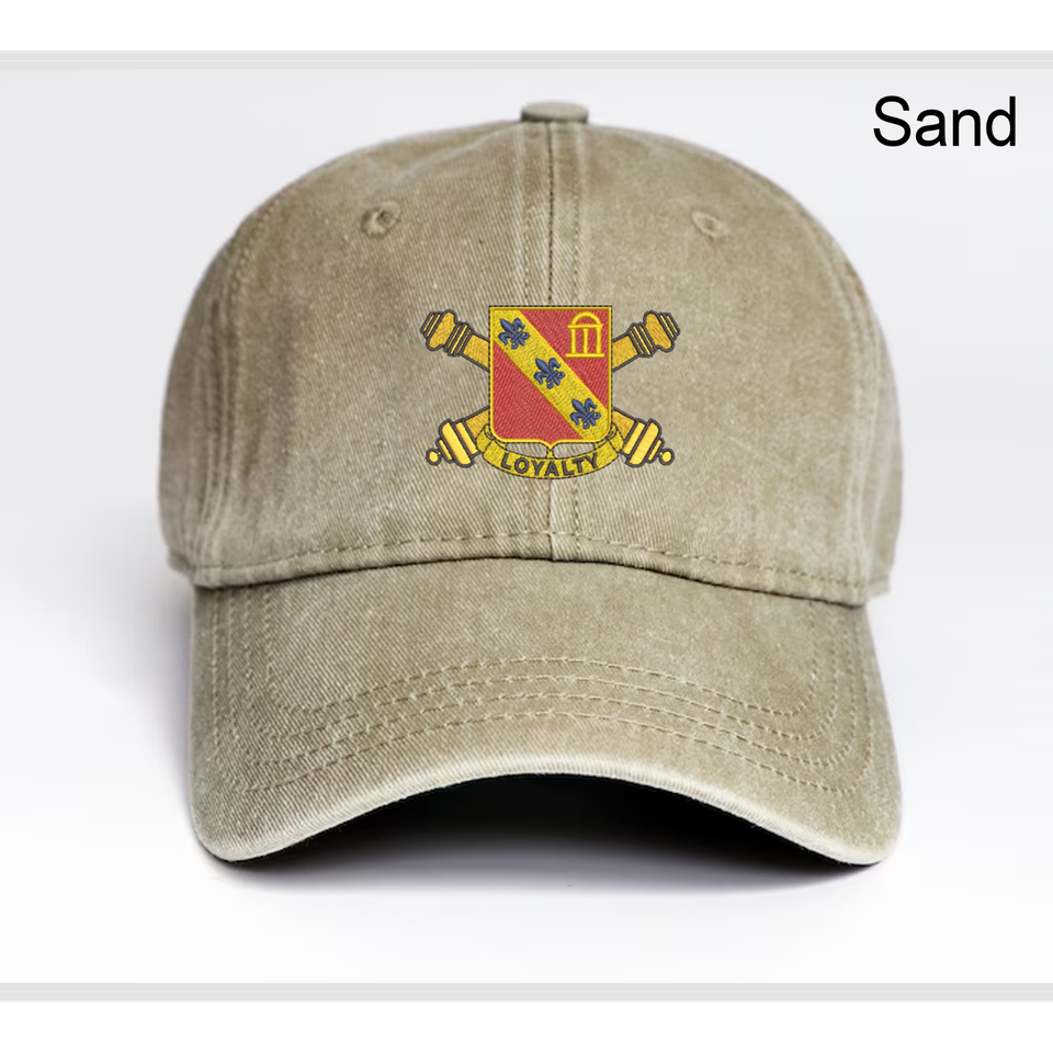 319th Field Artillery Regiment Embroidered Hat, Veteran Cap, All Ranks ...