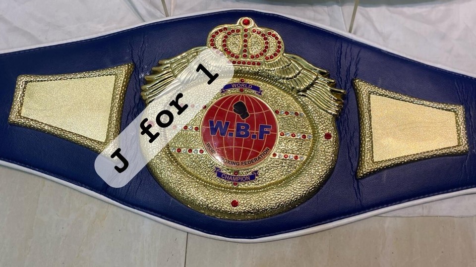WBF WORLD Boxing Federation Champion Ship Replica boxing Belt Adult ...