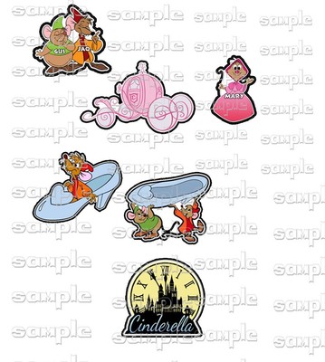 Disney Cinderella gang 6 pc oos Premade Scrapbook Page Paper Piece die ...