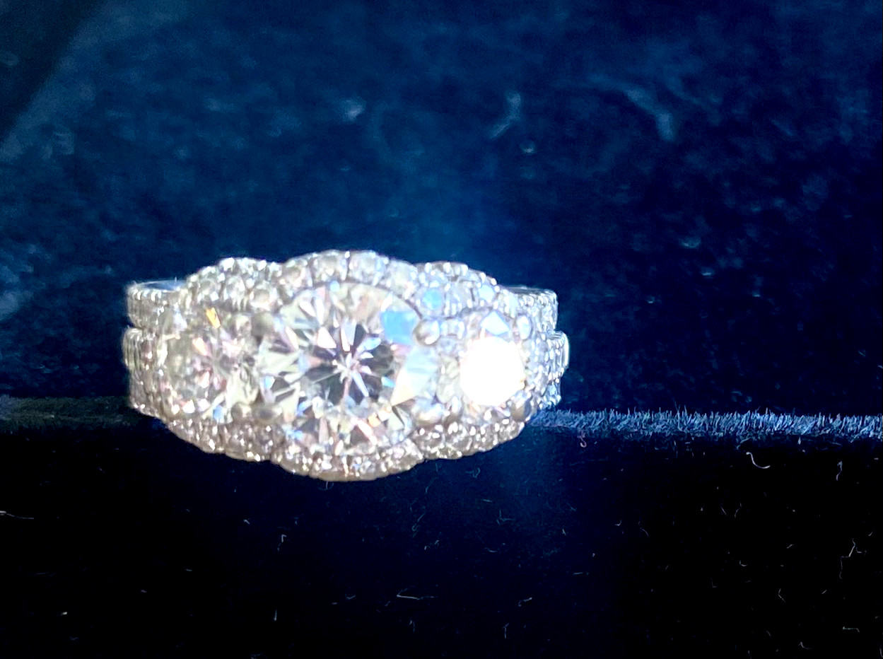 Custom Diamond Ring a Norman Silverman design with th… - Gem