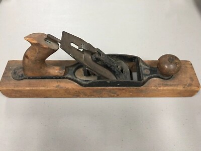 Antique Vintage Wooden Carpentry Block Plane 15” Long Solid Wood | eBay