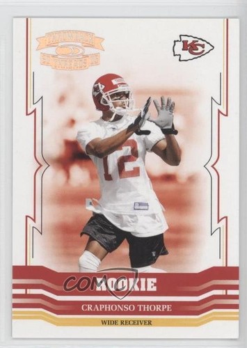 2005 Donruss Throwback Threads - Rookie Craphonso Thorpe #172 Bronze ...