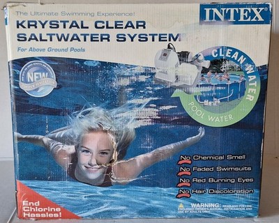 Intex CS8110 Krystal Clear Salt Water System 15,000 ga. | eBay