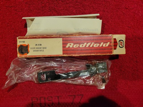 Redfield # 511163 JR 2130 SCOPE MOUNT BASE SHIKAR RIFLE NOS RARE | eBay