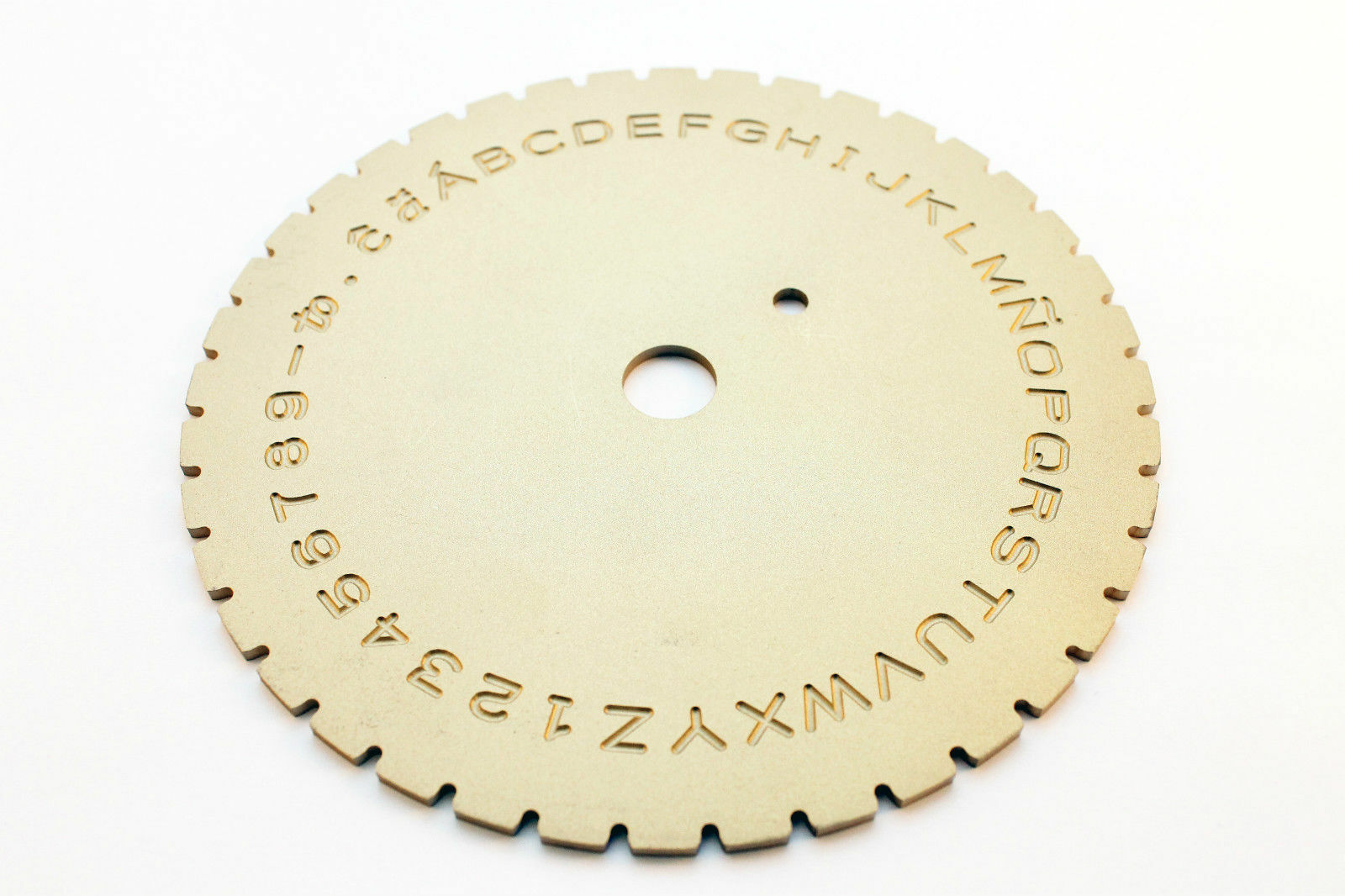 Single Line Block, Inside Ring Engraving Machine -Letter Type Dial Font ...