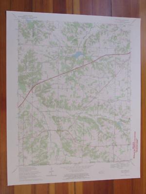 Oak Level Kentucky 1971 Original Vintage USGS Topo Map | eBay