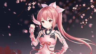 Anime yuuki yuuna wa yuusha de aru girls pink hair long Playmat Game ...