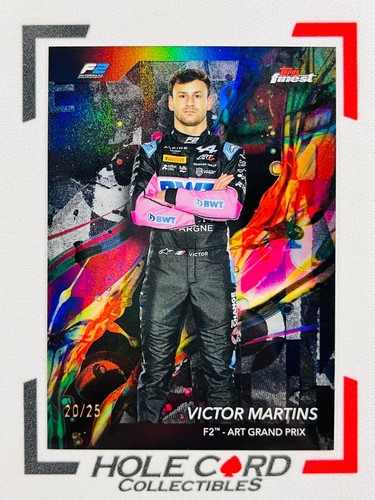 VICTOR MARTINS 2024 Topps Finest Formula 1 F1 F2 Common 30 Black ...