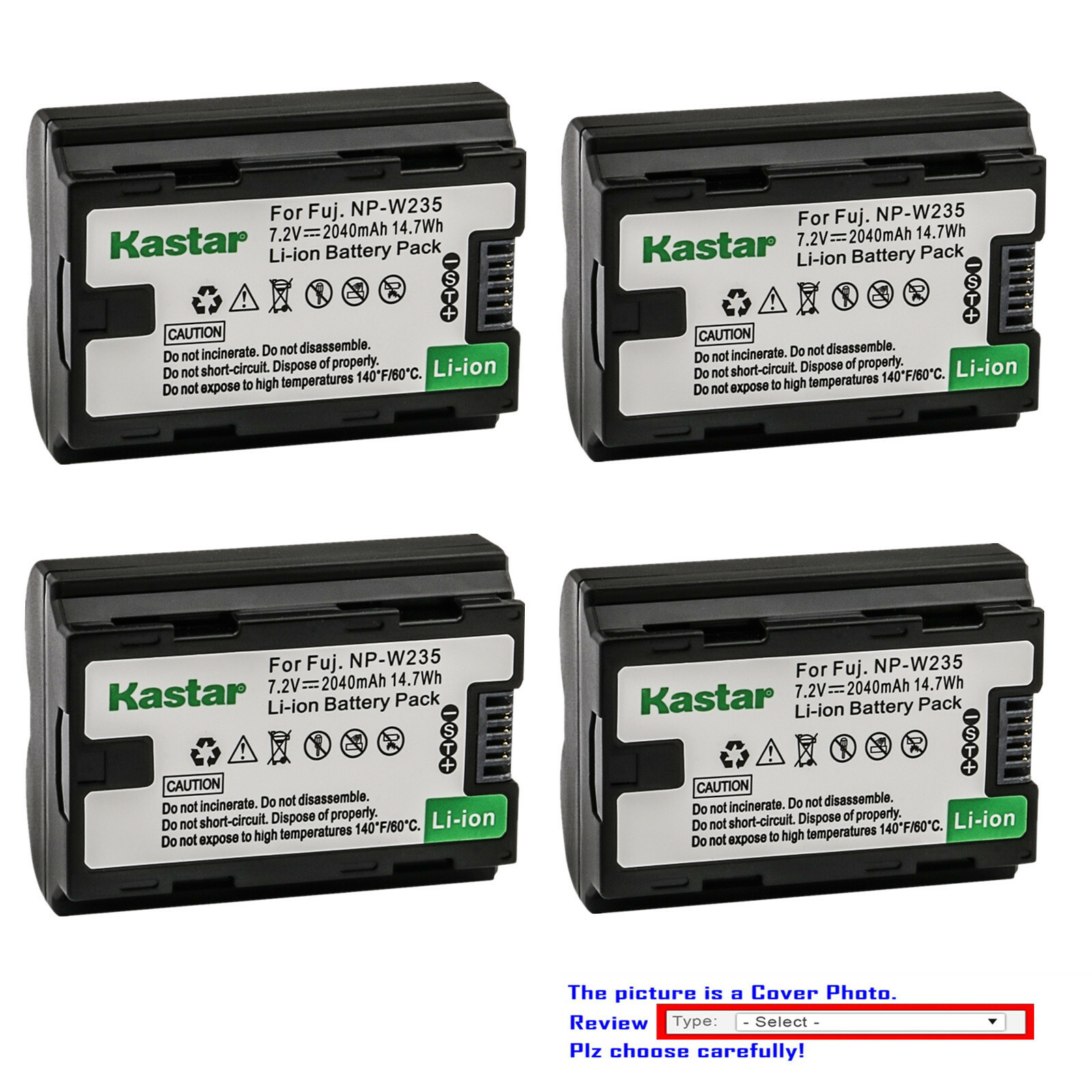 Kastar Replacement Battery Pack for Fujifilm X-T4 XT4 Camera Fuji ...