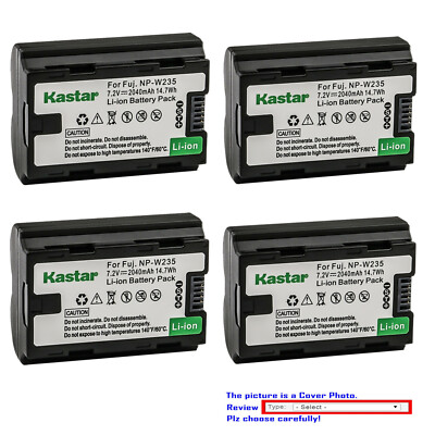 Kastar Replacement Battery Pack for Fujifilm X-T4 XT4 Camera Fuji ...
