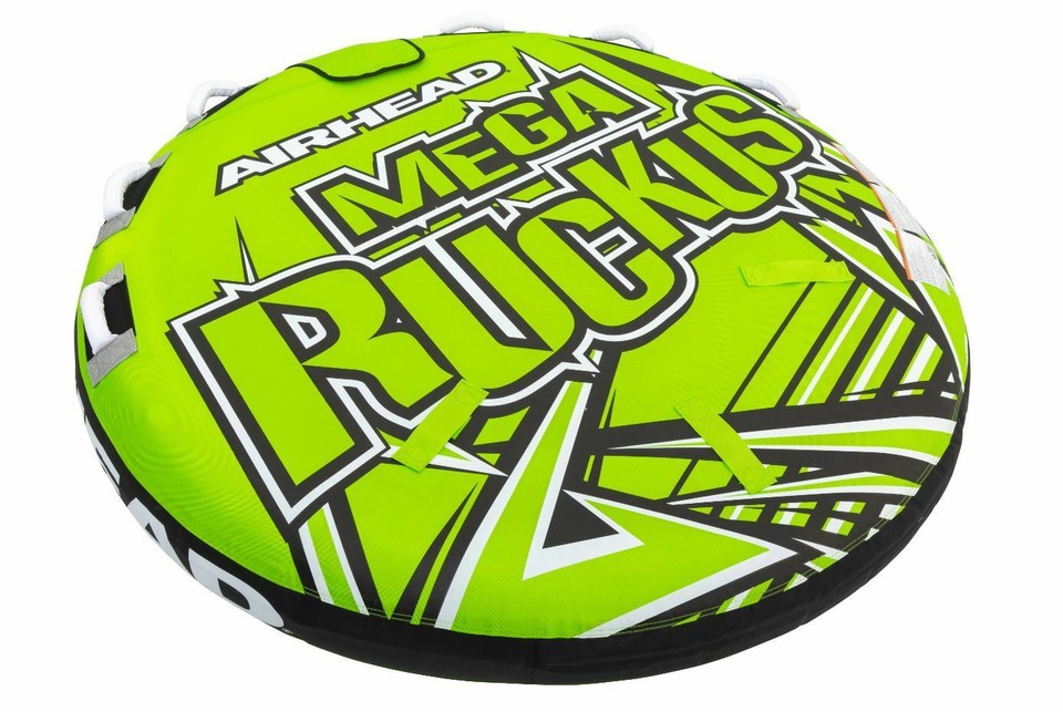 Inflatable Towable Tube 3-Person Boat Water River Raft Float Round ...