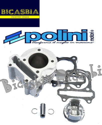 9616 - Cylindre Polini DM 50 IN Aluminium Garelli : Capri 50 4T ...