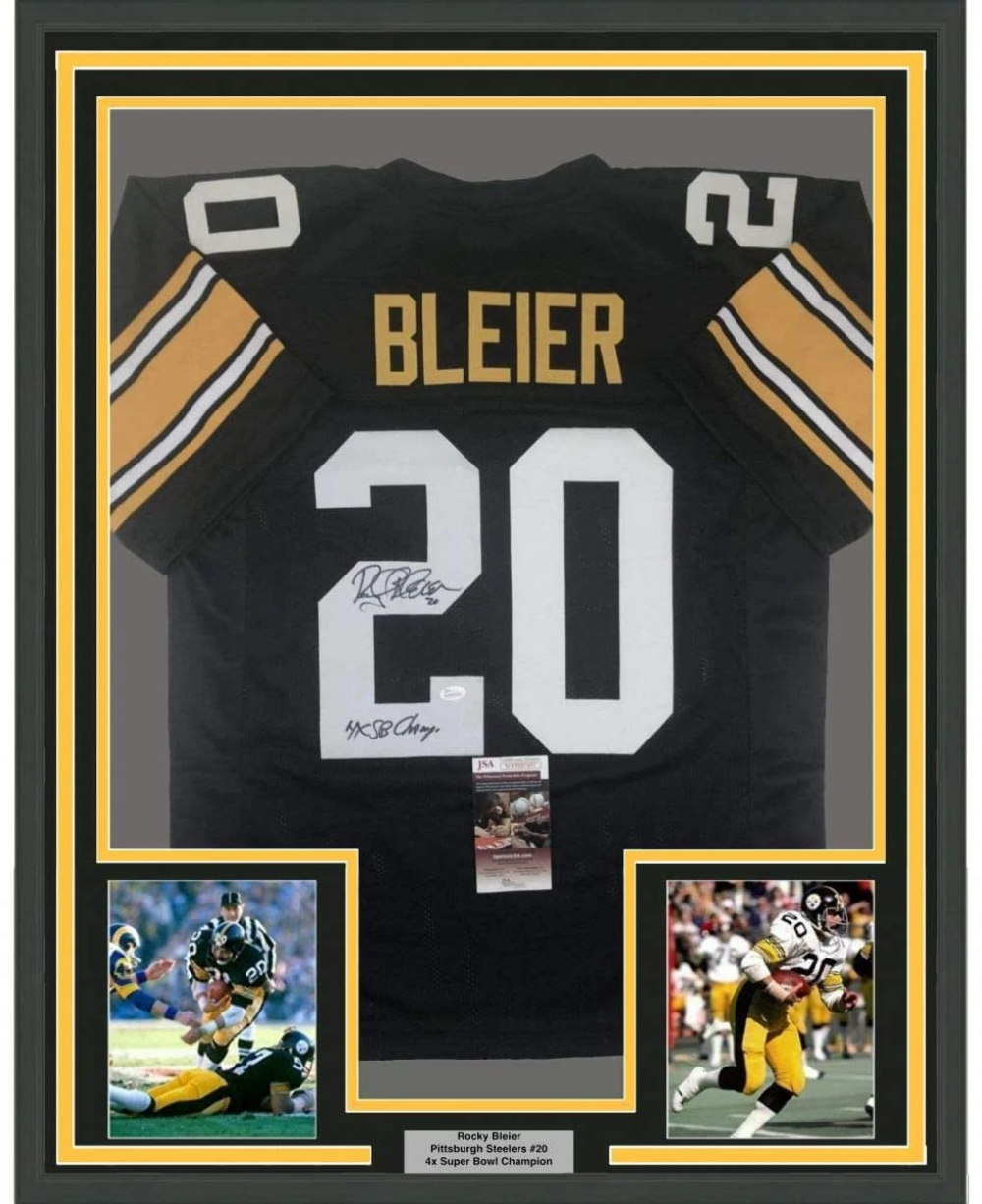 Rocky Bleier Autographed Memorabilia | Signed Photo, Jersey ...