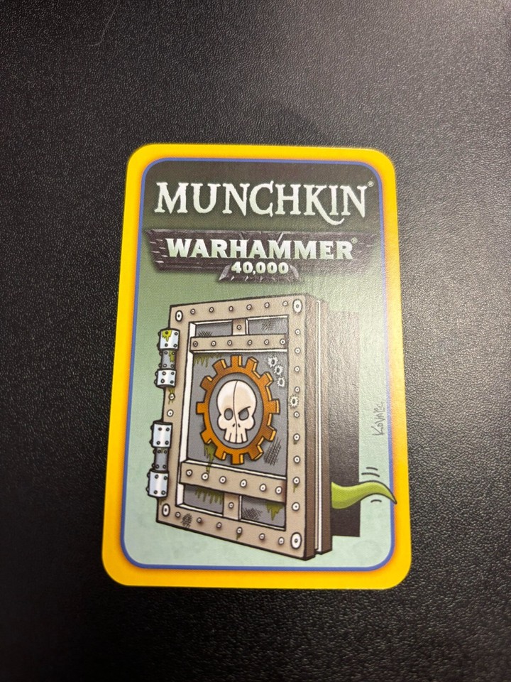 Munchkin Promo Card - Warhammer 40K - Poorly Painted Monster - NEW! | eBay