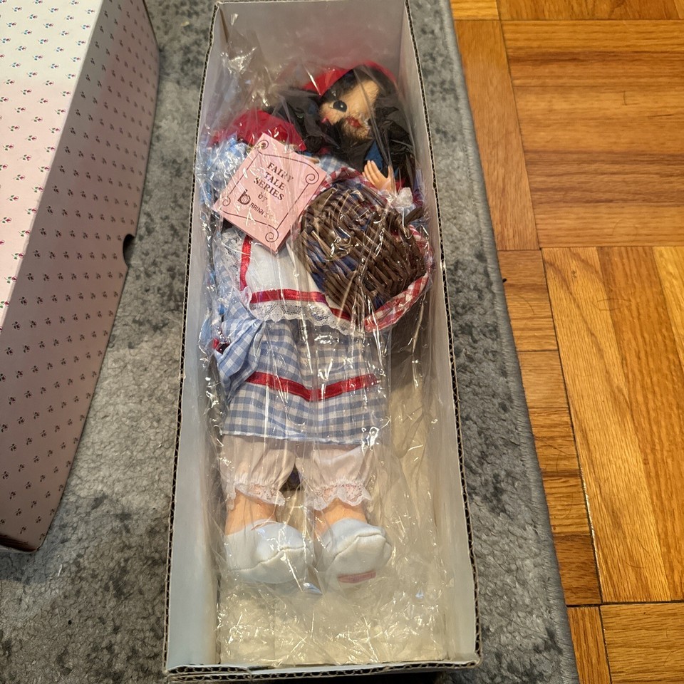 New NWT BRINN'S 1987 PORCELAIN FAIRY TALE SERIES "LITTLE RED RIDING ...
