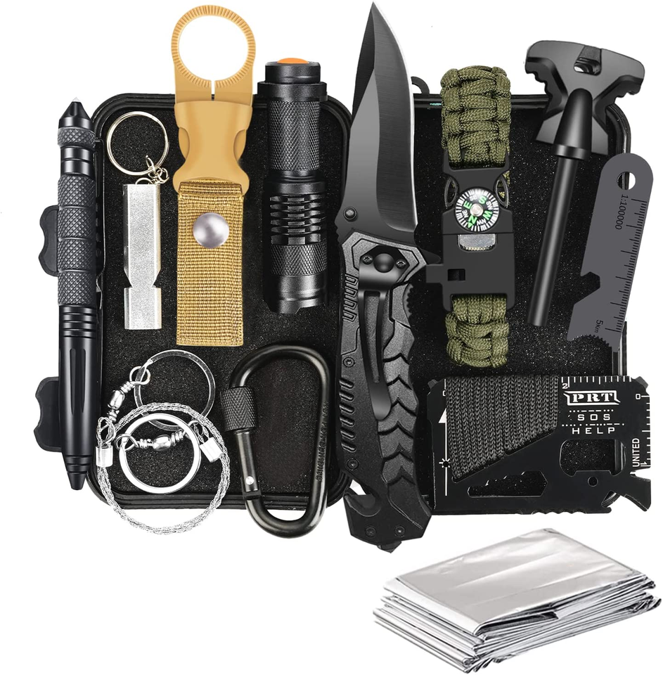 Survival Kit Gifts for Men Husband Emergency Survival Gear and ...