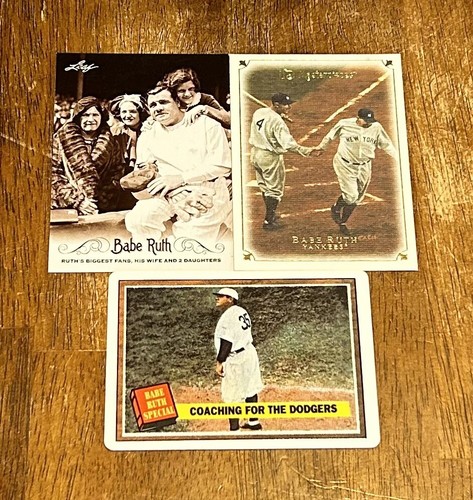 Babe Ruth Hamilton Collection Porcelain Limited Edition/ Leaf/ UD (3 ...