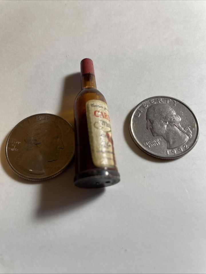 Vintage Carstairs White Seal Blended Whisky Mini Bottle Plastic 1 3/4 ...