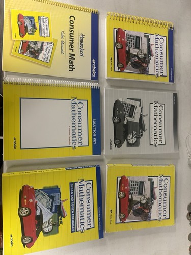 Abeka Consumer Math, set of books and video manual | eBay